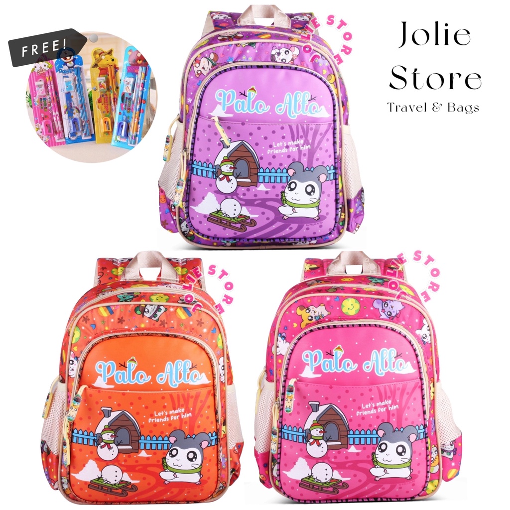 Jual Tas Ransel Anak TK Hamtaro Palo Alto 40077P | Shopee Indonesia