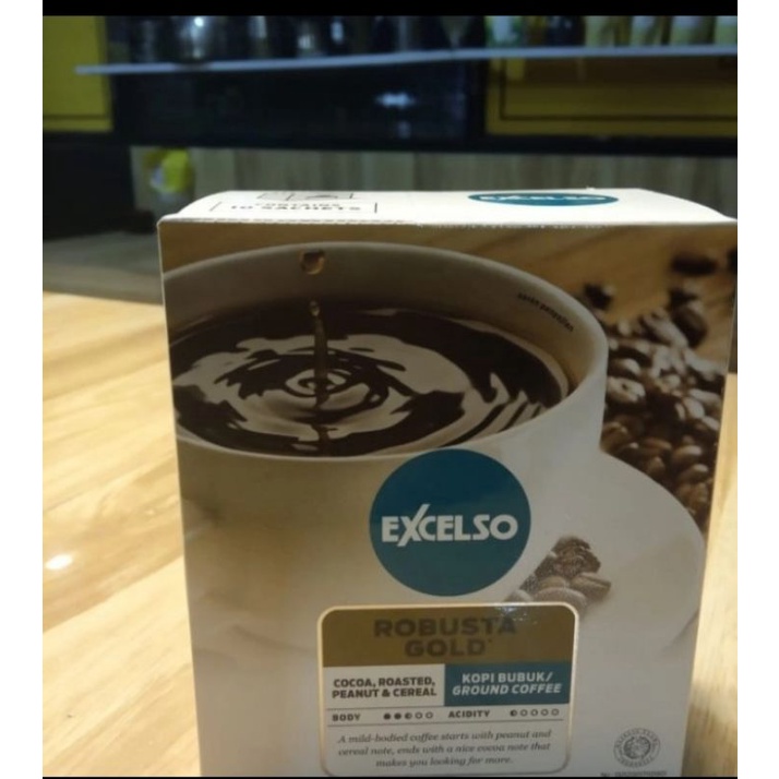 Jual Kopi Excelso Robusta Gold 100 Gram Folding Box | Shopee Indonesia