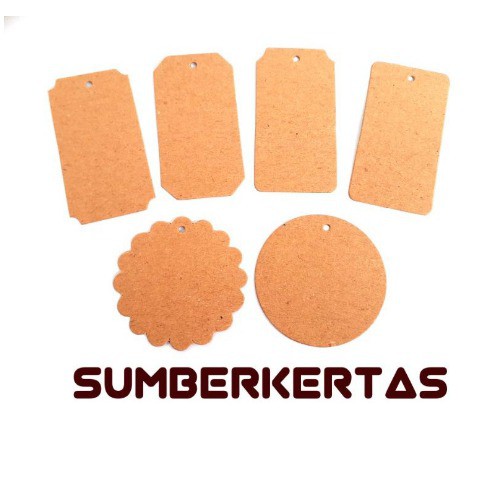 Jual HANG TAG POLOS/HANGTAG BAJU/HANGTAG BROWN/MURAH | Shopee Indonesia