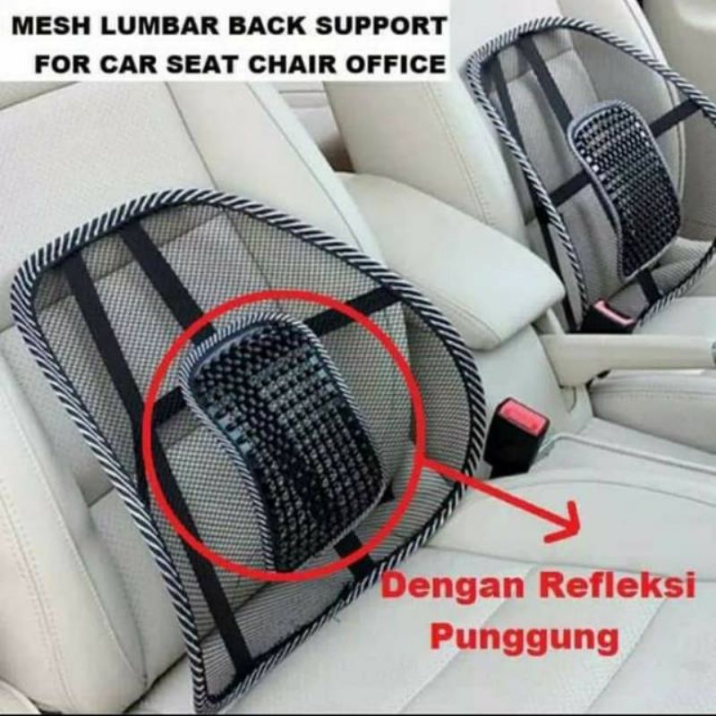 Jual Sandaran Jok Mobil Penyangga Punggung Lumbar Support Kursi Kantor ...