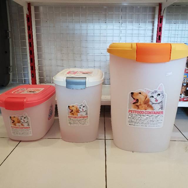 Jual Catidea Petfood Container 3kg/5kg/15kg | Shopee Indonesia