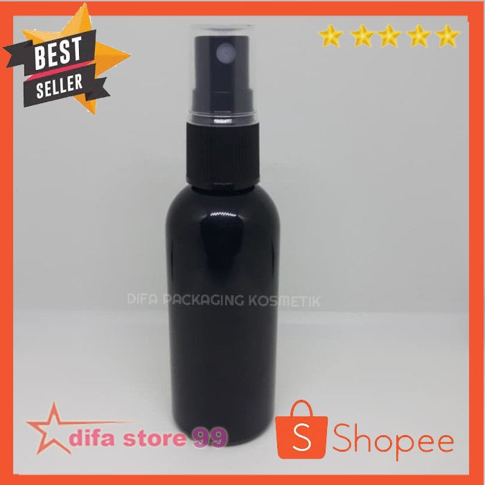 Jual Botol spray 60ml hitam hitam - Hitam ( Paket isi 10 pcs ) | Shopee ...