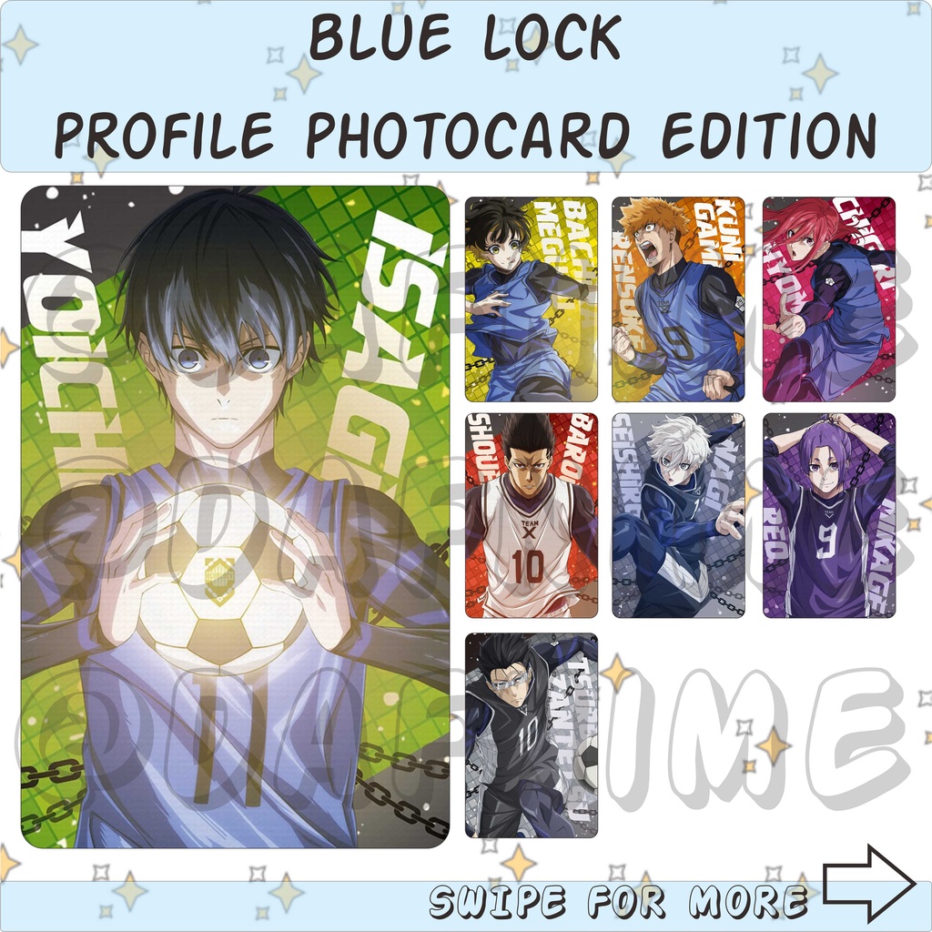 Jual BLUE LOCK PROFILE EDITION PHOTOCARD ANIME | Shopee Indonesia