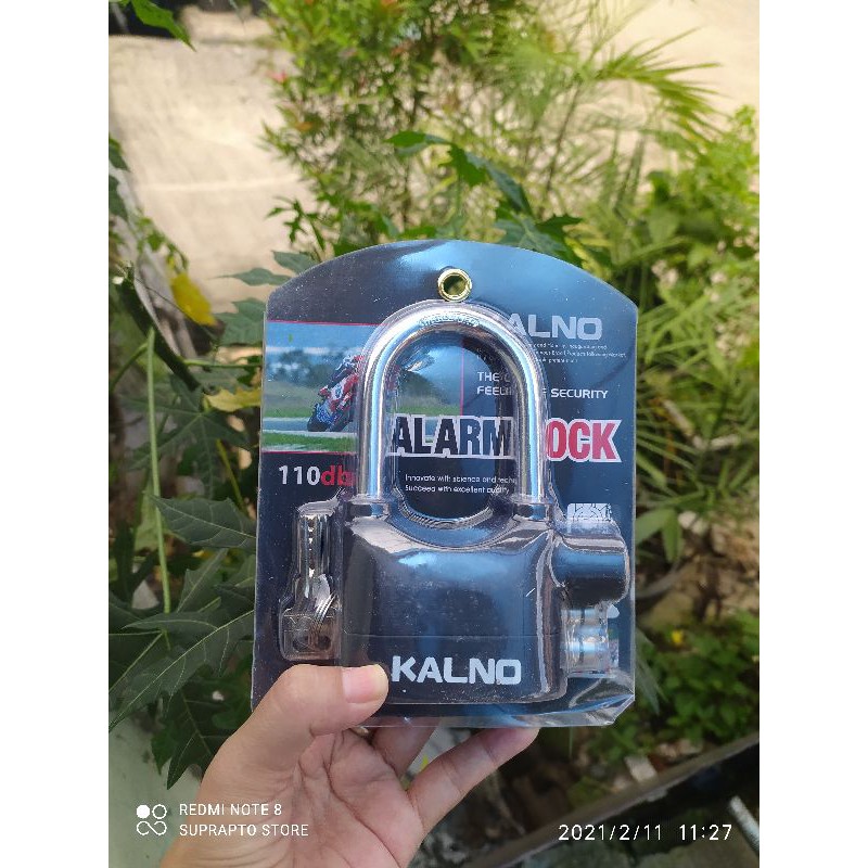 Jual Gembok Alarm Long (Gembok ALARM Anti Maling Long) | Shopee Indonesia