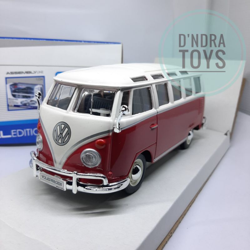 Jual Diecast Miniatur Mobil VW COMBI KLASIK Diecast VOLKSWAGEN VAN ...