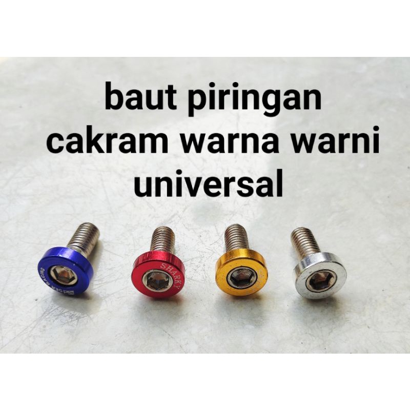 Jual baut cakram baut Disc piringan cakram universal | Shopee Indonesia