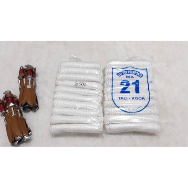 Jual TALI KOOR PRAMUKA WARNA PUTIH - TALI AIR PRAMUKA | Shopee Indonesia
