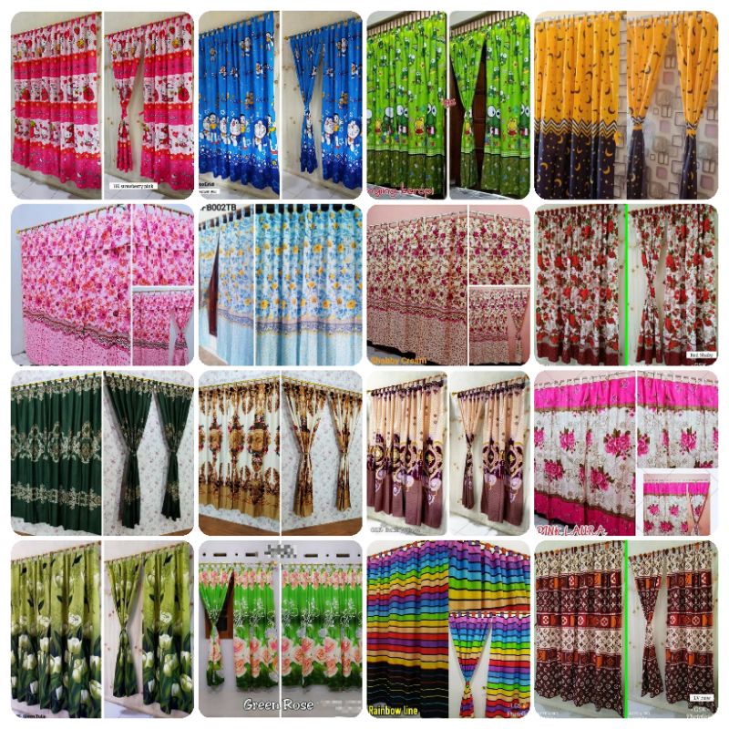 Jual GORDEN PINTU KARAKTER KAMAR TIDUR MURAH HORDENG TIRAI KORDEN GORDYN PINTU KAMAR TIDUR ...