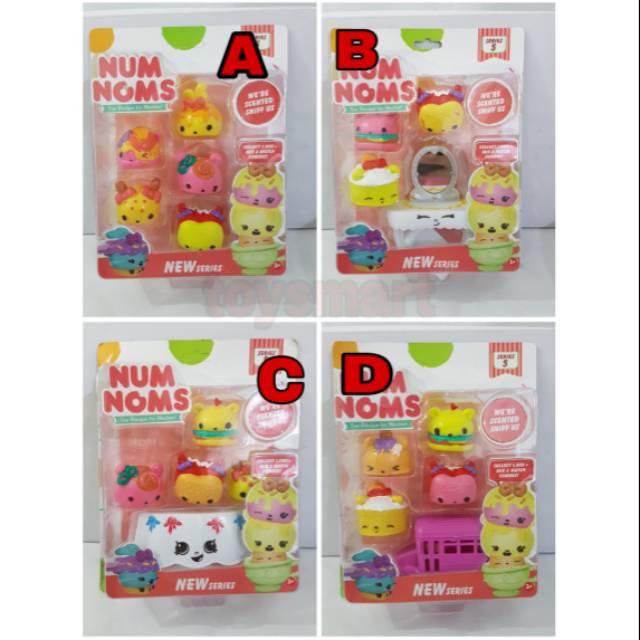 Jual Num noms series 5 4 karakter mainan anak | Shopee Indonesia