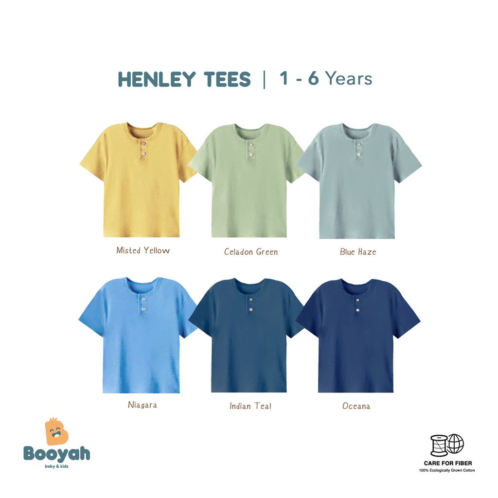 Jual Booyah Baby & Kids Kaos Anak - Henley Tee (1-6Tahun) A | Shopee ...