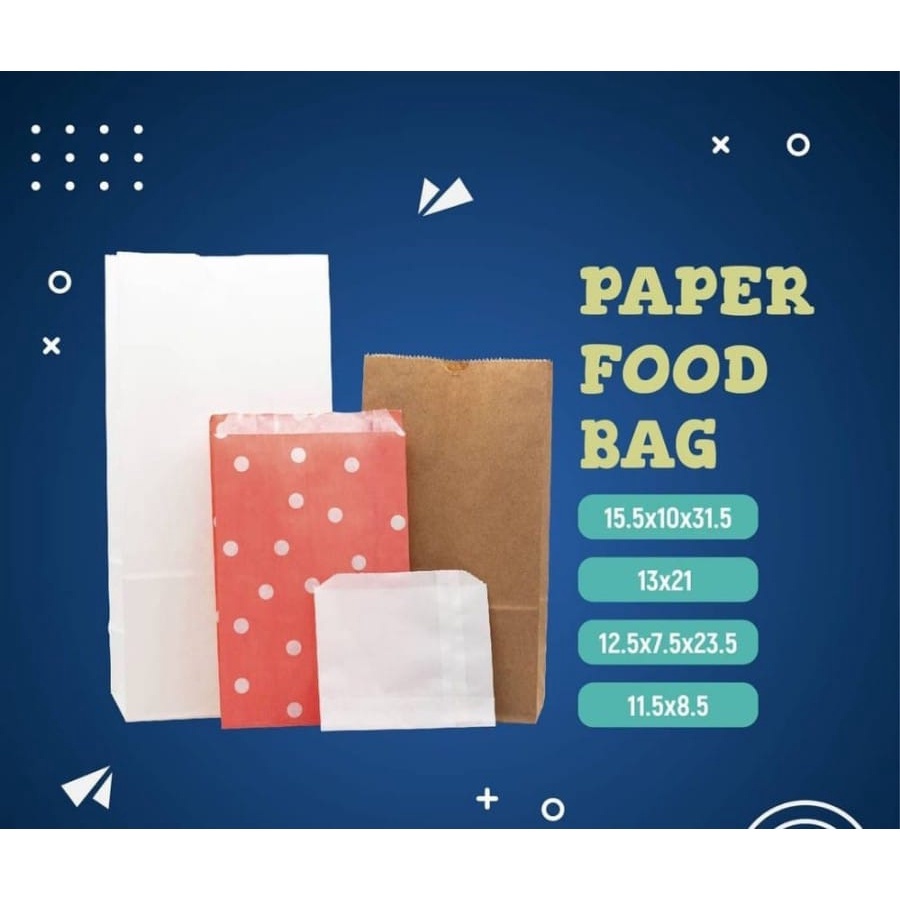 Jual Kantong Kertas Roti / Paper Bag Roti / Fried Chicken | Shopee ...