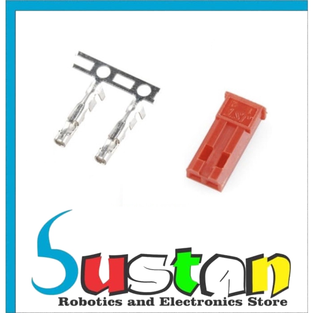Jual JST SOCKET 2P FEMALE CONNECTOR BATTERY LIPO 2 PIN SYP-2Y 2.54MM FEMALE | Shopee Indonesia