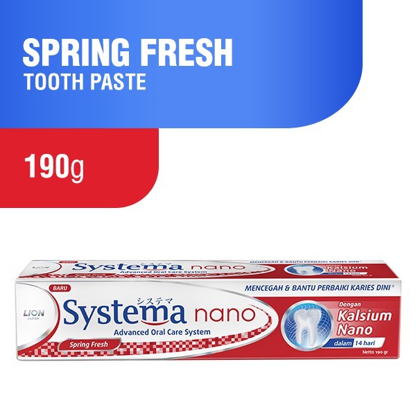 Jual PASTA GIGI SYSTEMA SPRING FRESH/MENTHOL BREEZE 190 GR | Shopee ...