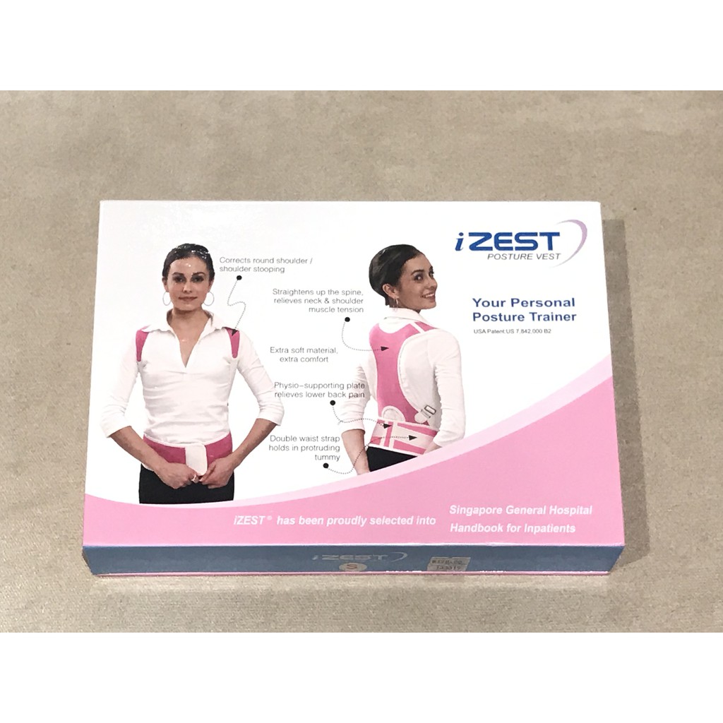 Jual Posture Vest Import Singapore Hospital iZest | Shopee Indonesia
