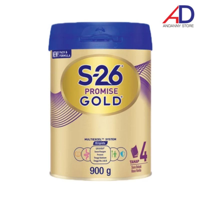 Jual S26 PROMISE GOLD TAHAP 4 (3-12 TAHUN) 900GR / SUSU FORMULA S-26 ...