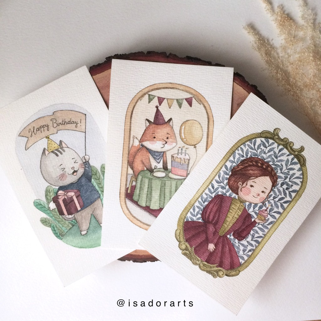 Jual Kartu Ucapan Ulang Tahun Ultah Birthday Card Lucu Unik | Shopee ...