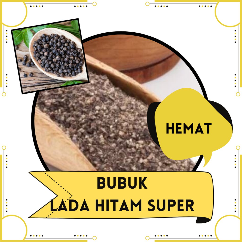 Jual Bubuk Lada Hitam Super 1 Kg Bubuk Rempah Lada Hitam Super 1Kg ...