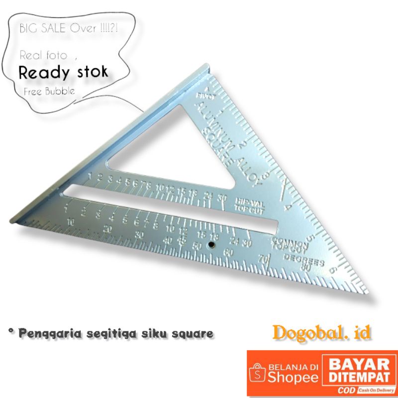 Jual penggaris siku sudut segitiga speed square 7 inch | Shopee Indonesia