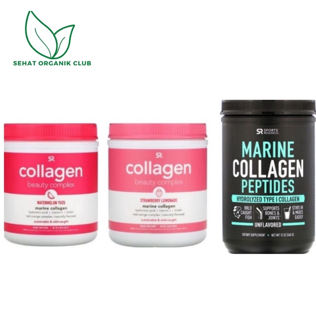 Jual Sports Research Marine Collagen Beauty Complex Watermelon 181 g ; Marine Collagen Beauty ...