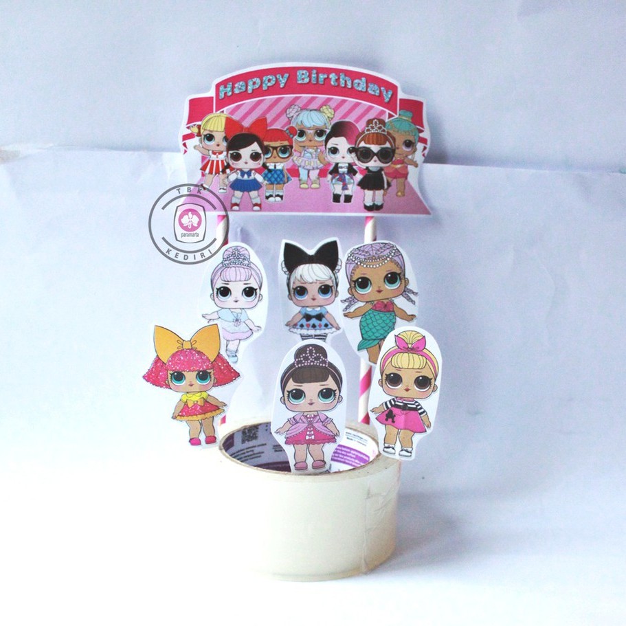 Jual TOPPER LOL HIASAN KUE LOL / TOPPERCAKE PLUS / TUSUKAN KUE LOL ...