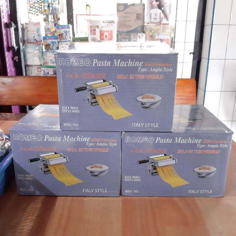 Jual ROMEO pasta machine/ampia/gilingan mie,pangsit,serbaguna AAA grade ...