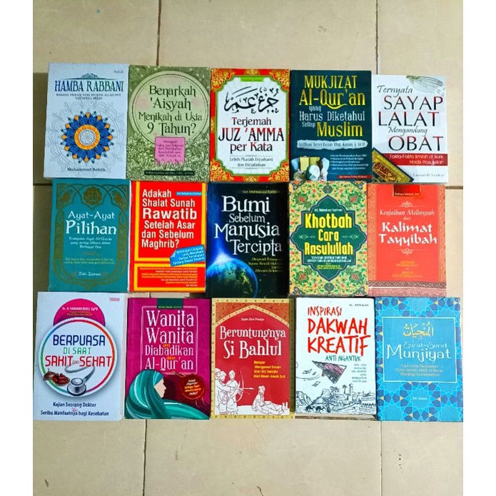 Jual ( PROMO BUKU MURAH ORIGINAL ) BUKU MOTIVASI ISLAM / BACAAN ISLAM / AGAMA ISLAM / ISLAM ...
