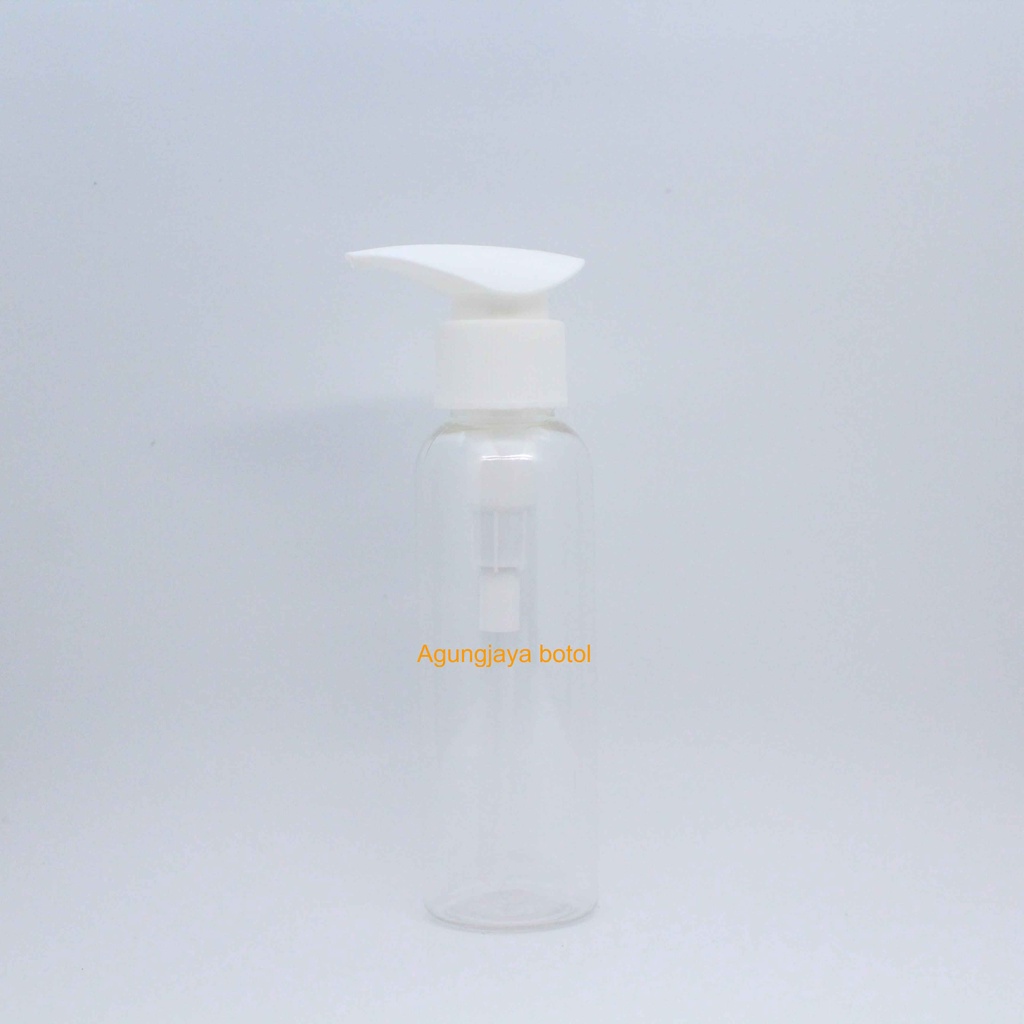 Jual Botol Pet 100 Ml BR Natural Tutup Pump Lotion / Botol Plastik ...