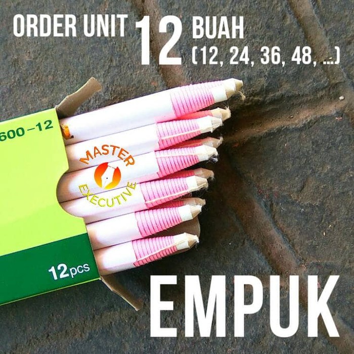 Jual Mitsuko Pencil Glass White / Pensil Kain Putih - Superior Quality ...