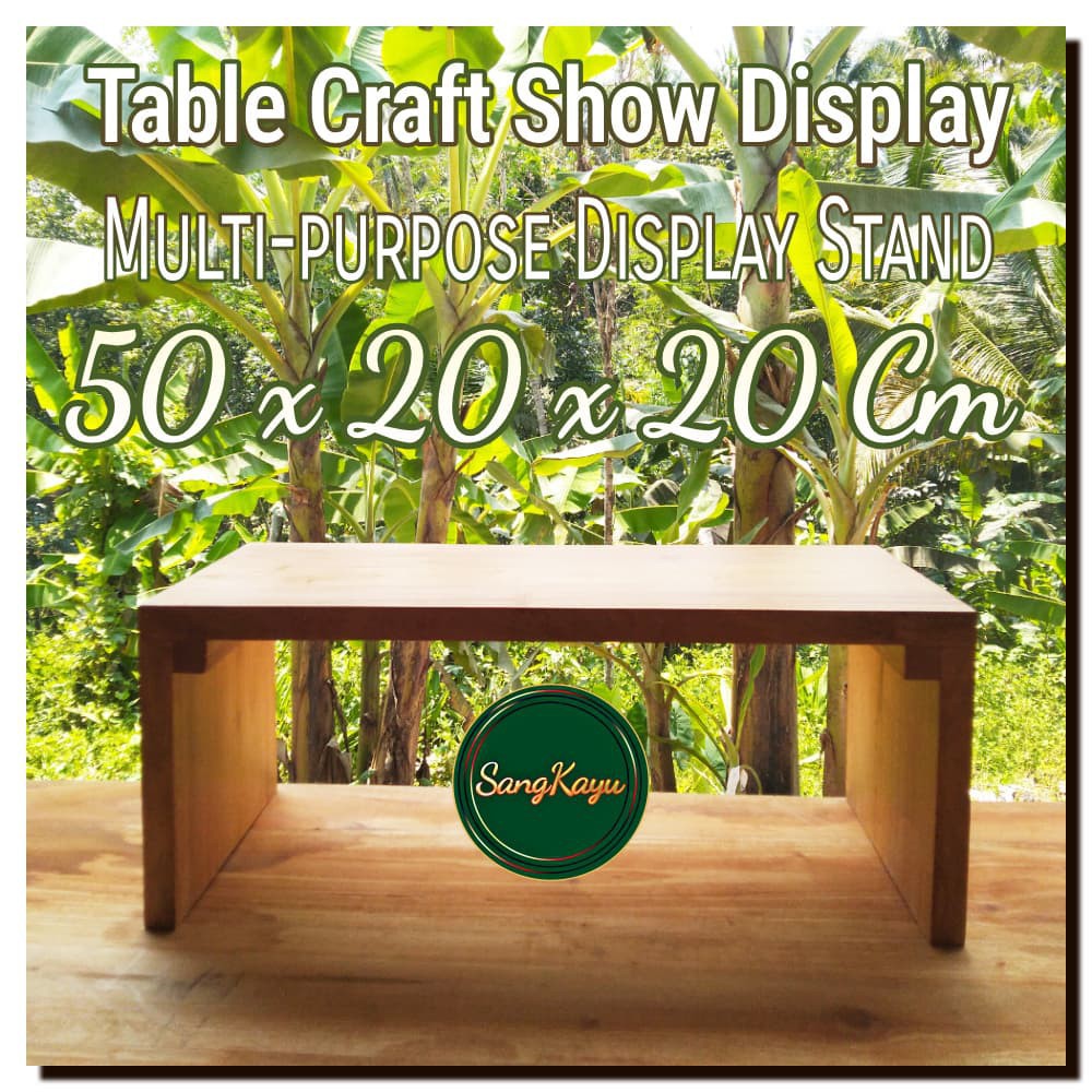 Jual Multi-purpose table stand display 50x20x20 table craft succulent ...