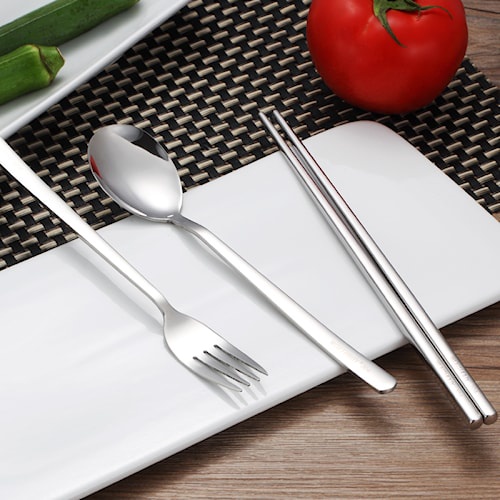 Jual REA Set Sendok Garpu Stainless Steel Sumpit Korea Ala Korean Style ...