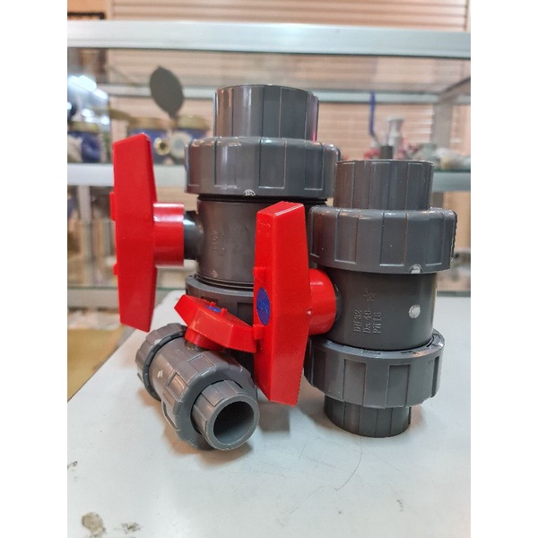 Jual Ball Valve True Union PVC / Stop Kran Watermur Socket 1" inch DN25 | Shopee Indonesia