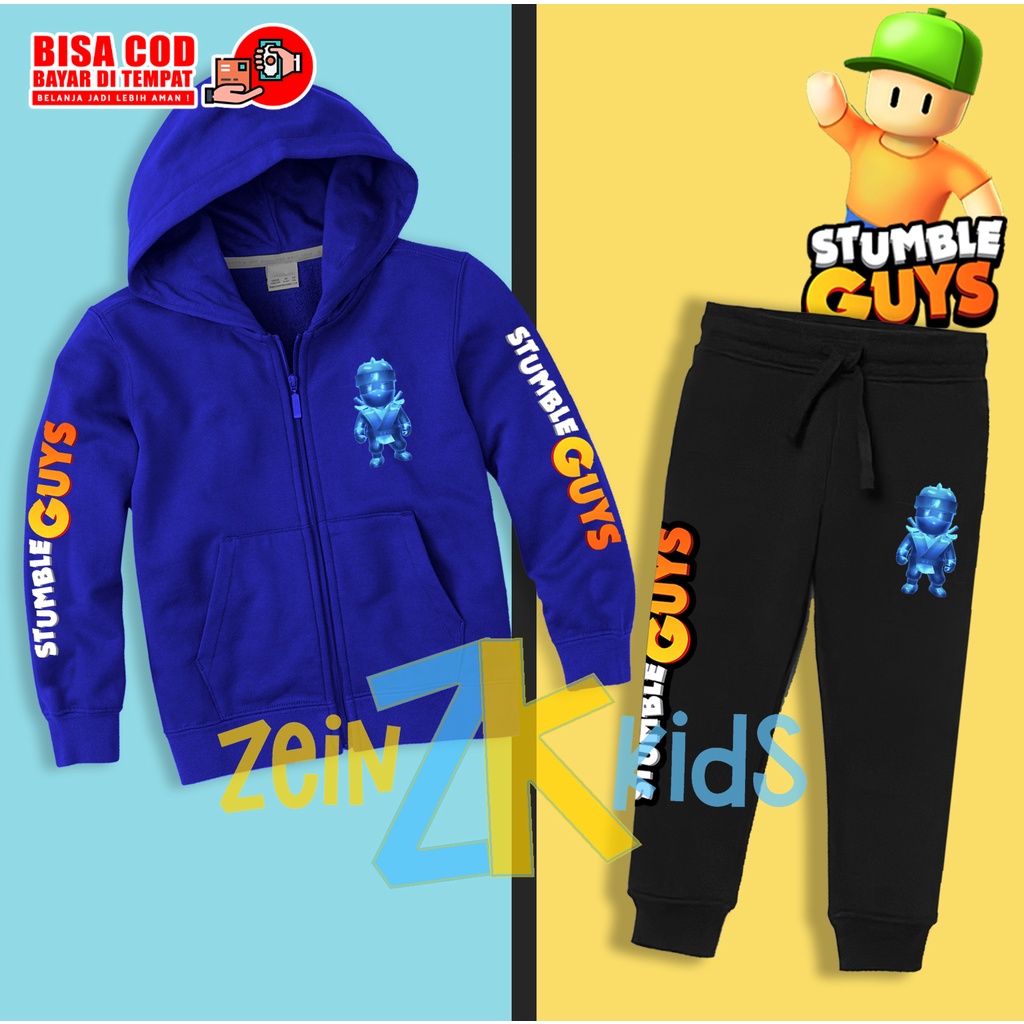 Jual Setelan Anak Stumble Guys Skin Dynamitron / Hoodie Anak Stumble ...