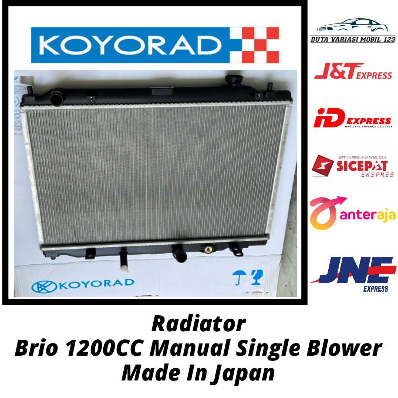 Jual Radiator Honda Brio 1200CC Manual MT Single 1 Blower | Shopee ...