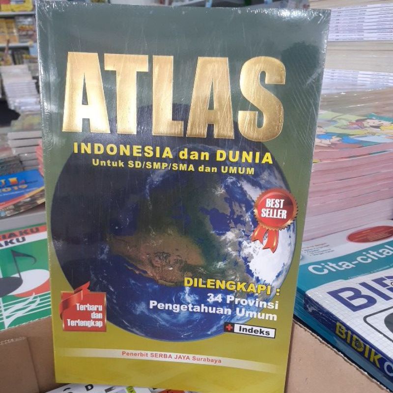 Jual BUKU ATLAS INDONESIA DAN DUNIA UNTUK SD SMP SMA DAN UMUM ...