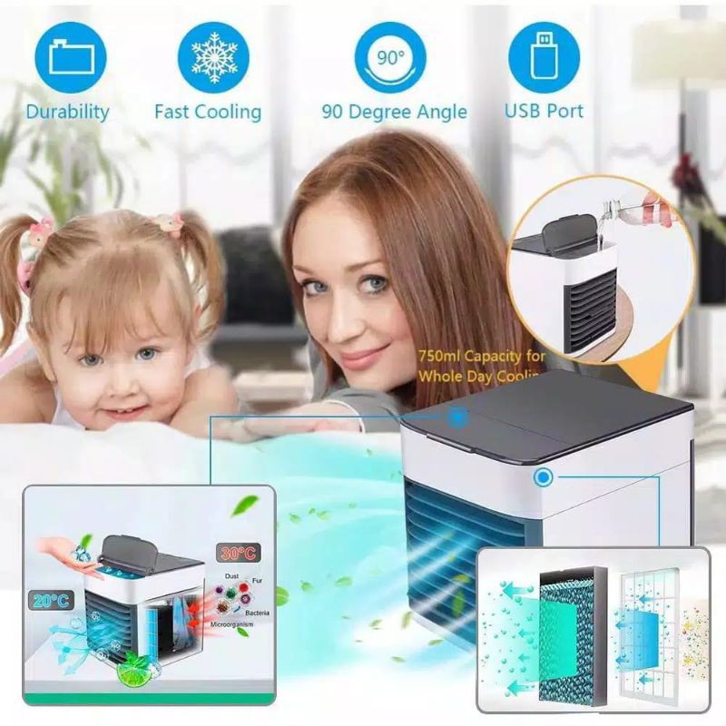 Jual AC MINI PORTABEL/ ARTIC AIR COOLER MINI/AIR COOLRR FUN | Shopee ...