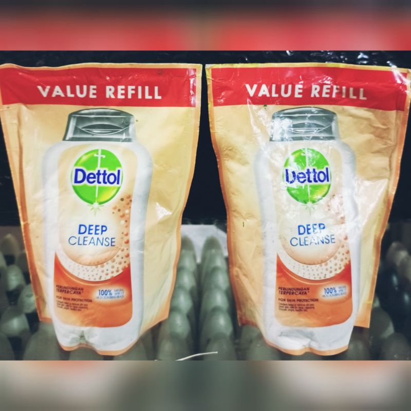 Jual Dettol Bodywash Refill Deep Cleanse 225ml x 2 Pcs | Shopee Indonesia