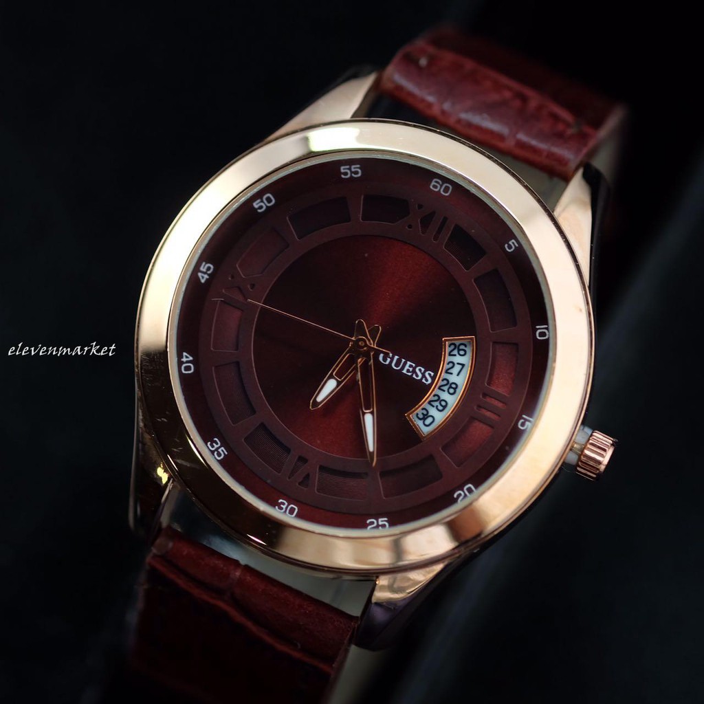 Jual Jam Tangan Guess Terbaru Pria Cowok 2017 Kulit Bukan Original ...