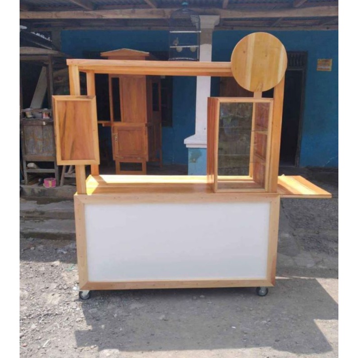 Jual Gerobak booth minuman / gerobak custom / booth minuman | Shopee ...