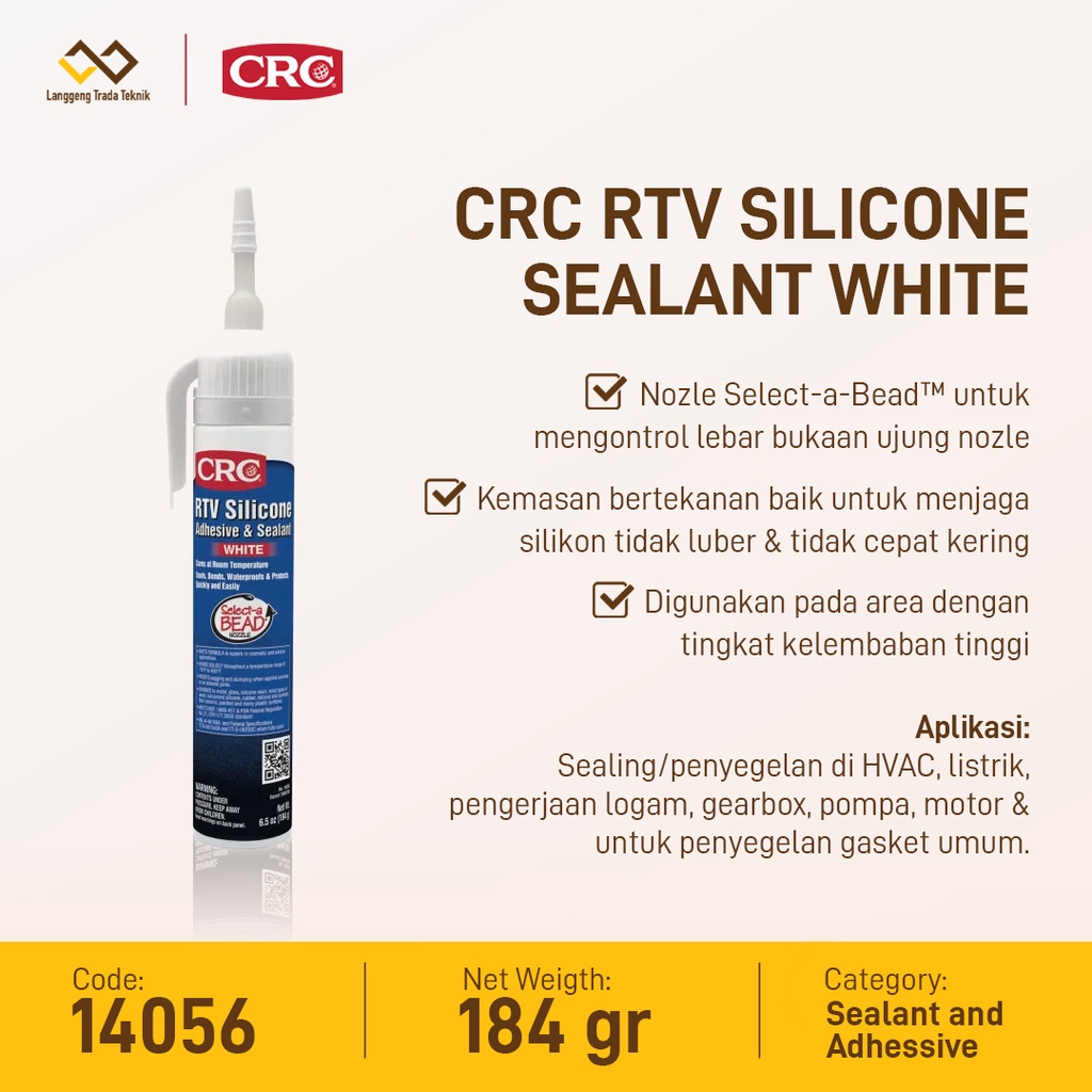 Jual CRC RTV Silicone White - 14056 | Shopee Indonesia