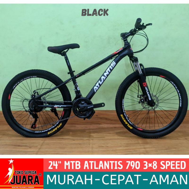Jual SEPEDA GUNUNG ATLANTIS 790 MTB 24 INCH (SUKOHARJO) | Shopee Indonesia