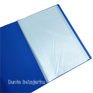 Jual Map Plastik Clear Holder InterX Document Keeper F4 Display Book 60 ...