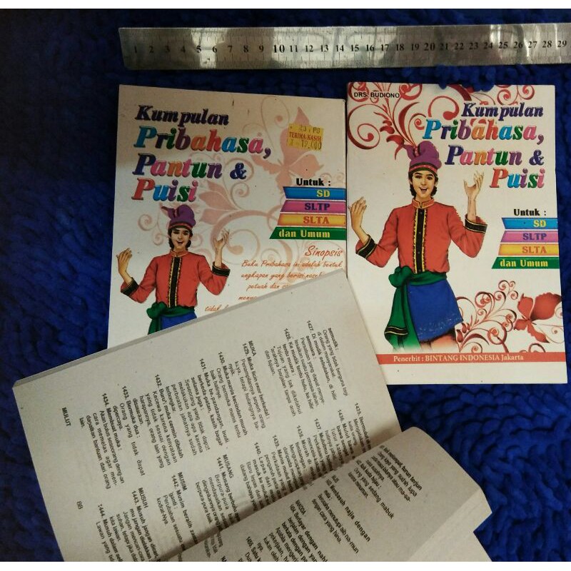 Jual BUKU KUMPULAN TUGAS PERIBAHASA PRIBAHASA PUISI PANTUN BINTANG ...
