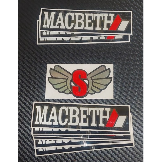Jual STICKER MACBETH SETIKER CUTTING | Shopee Indonesia