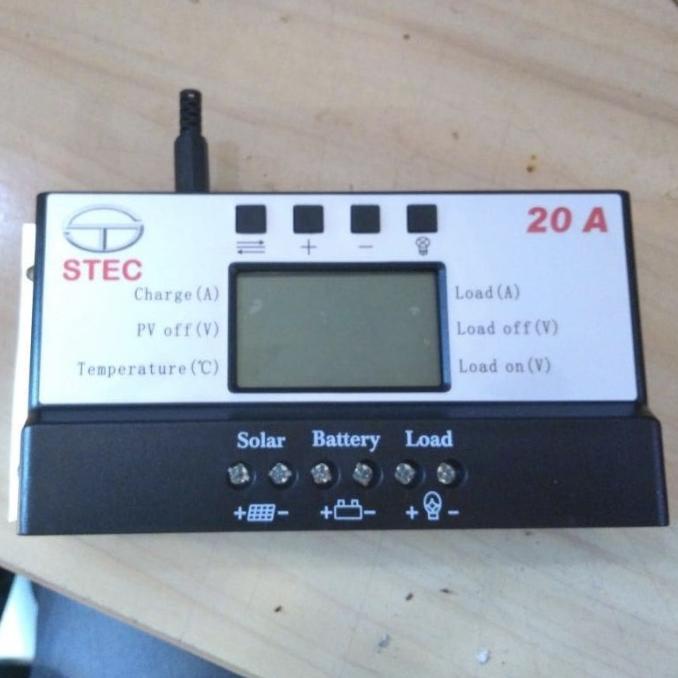 Jual Solar charge controller digital stec stc 20a 20 a 12/24v | Shopee ...