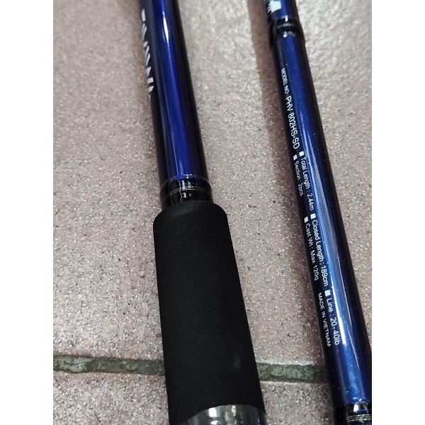 Jual joran daiwa phantom versatile 240 cm 802 hs joran laut | Shopee ...