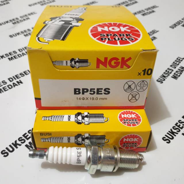 Jual Busi Genset Kaki Panjang BP5ES Spark Plug Generator Bensin 600 ...