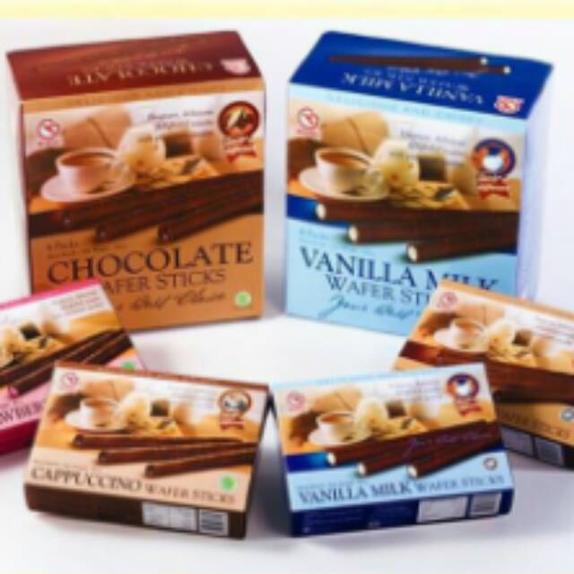 Jual KUGI BISKUIT WAFER ROLL RASA COKLAT STRAWBERRY VANILLA MAKANAN ...