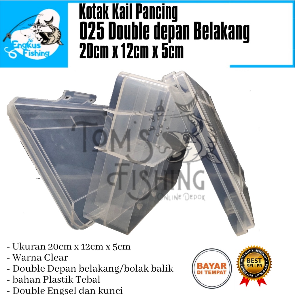 Jual Kotak Kail Pancing 025 Double Bulak Balik Murah - Engkus Fishing ...