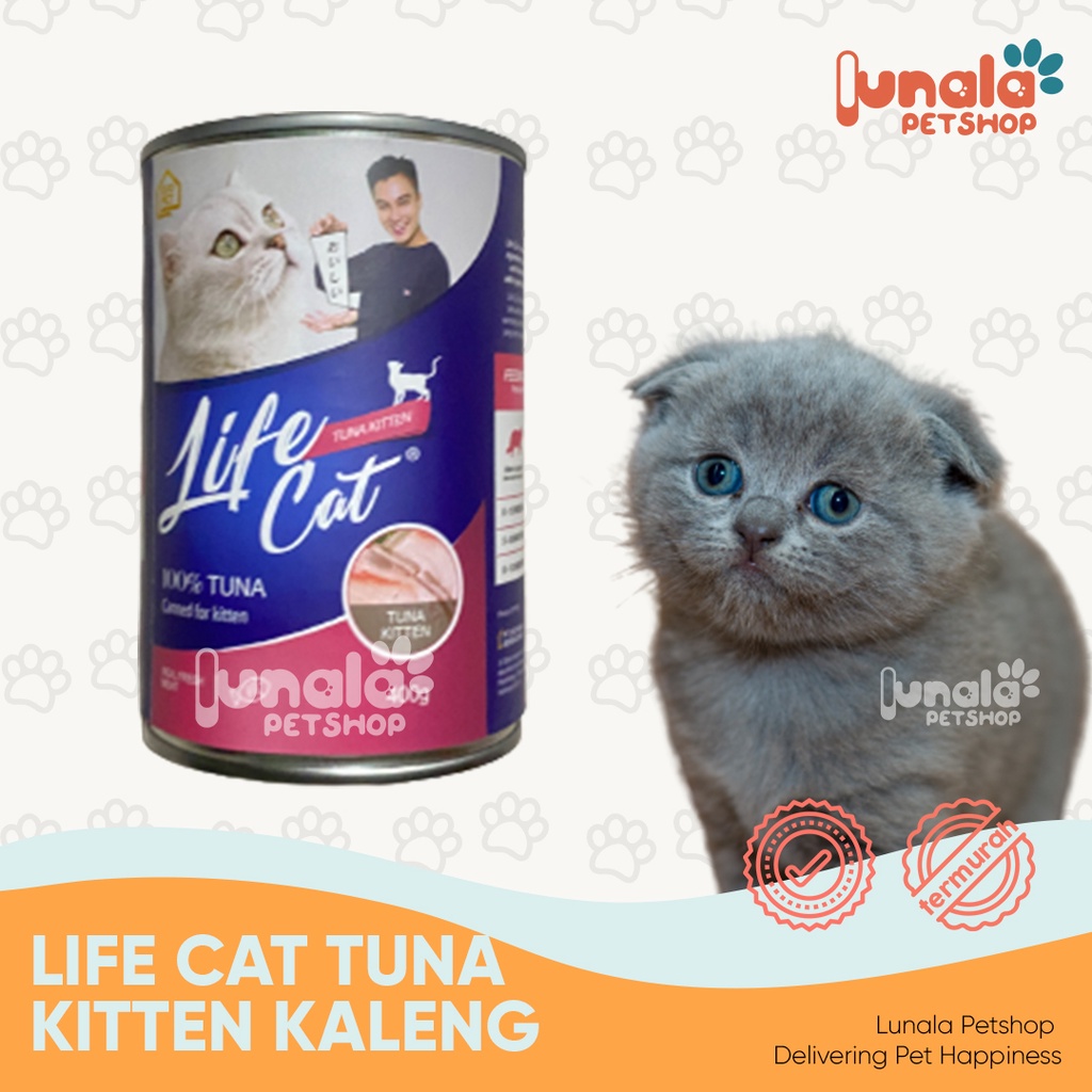 Jual Life Cat Kaleng Kitten TUNA 400gr Wetfood Makanan Basah Kucing ...