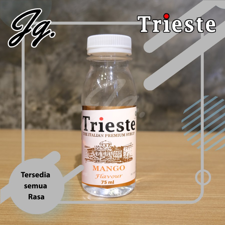 Jual SYRUP TRIESTE 75 ML ALL VARIANT SIRUP TRIESTE 75 ML SEMUA RASA ...